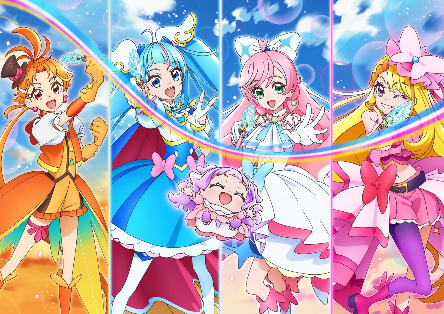 Hirogaru Sky Pretty Cure presenta su trama, voces y estreno