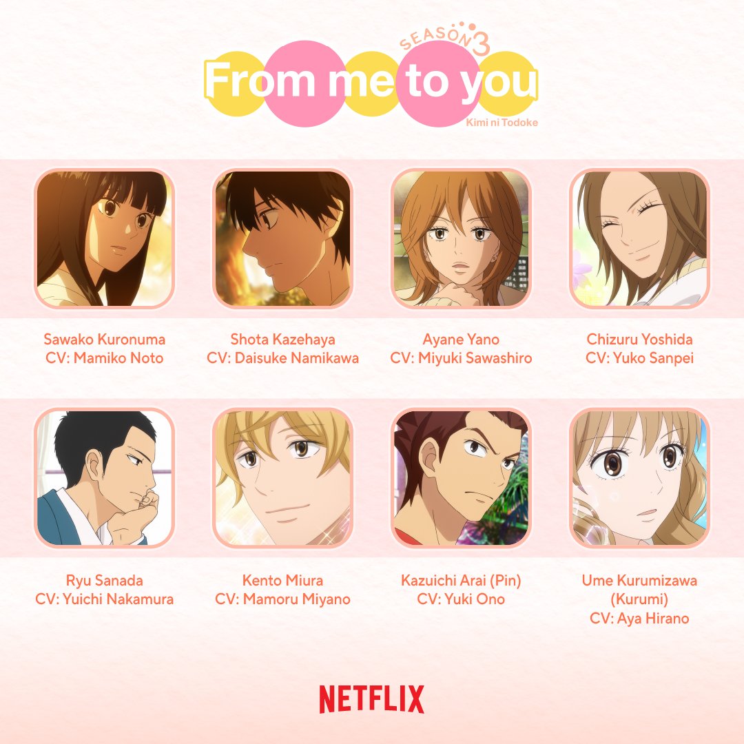 Estrenó Kimi ni Todoke T3 en Netflix en un formato que te sorprenderá 😱