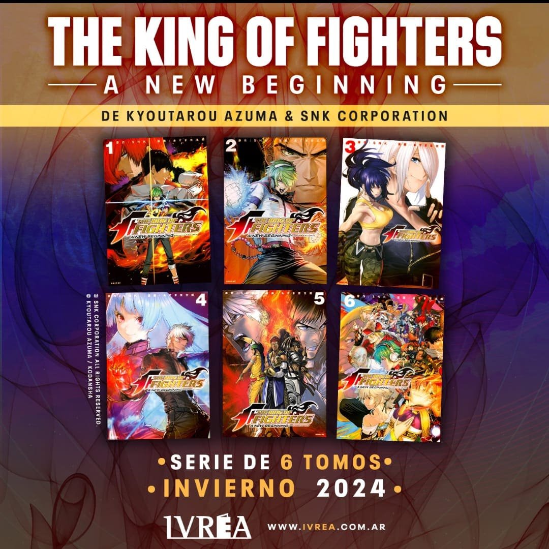 Ivrea publicará el manga The King Of Fighters: A New Beginning